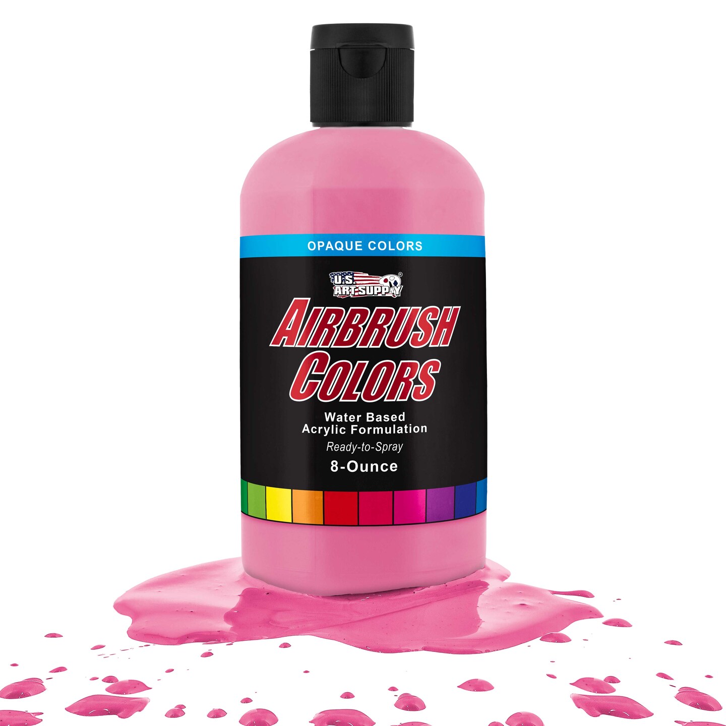 U.S. Art Supply Opaque Pure Pink Acrylic Special Effects Airbrush Paint ...