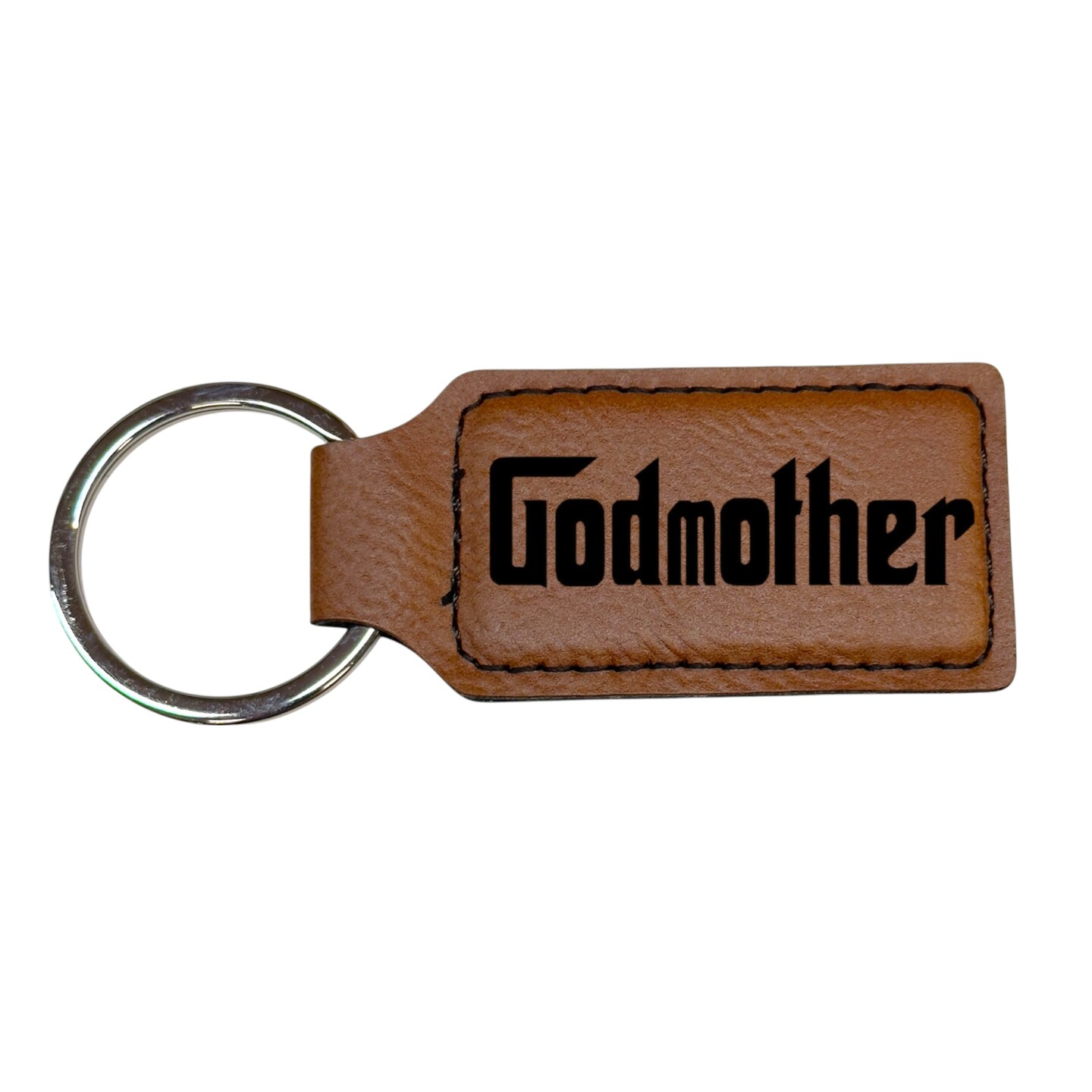 Keychain - Rectangle - Godmother - Leather | Michaels