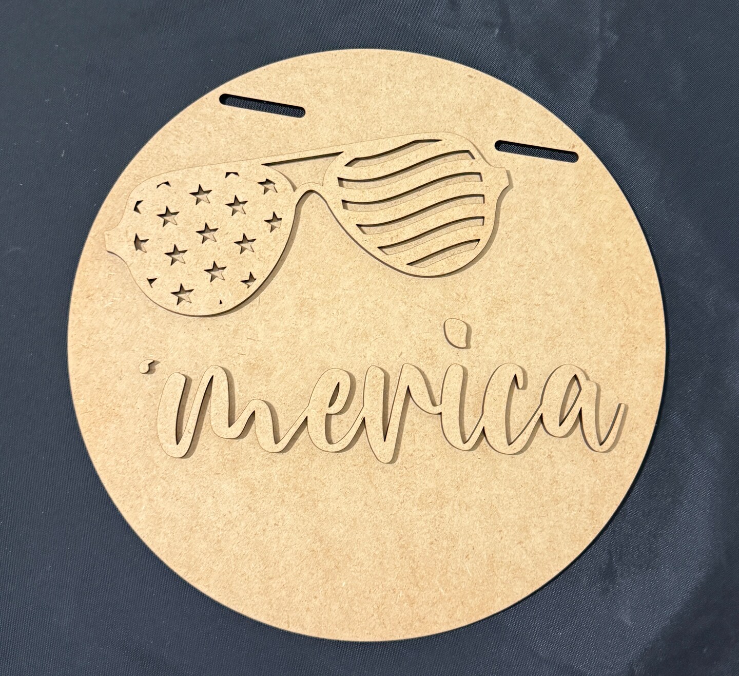 Merica Wood Sign Kit: Paint Your Own Patriotic Door Hanger - DIY Craft ...