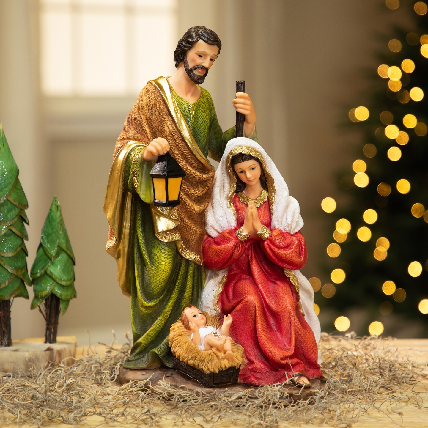 Northlight Joseph, Mary and Baby Jesus Holy Family Nativity Scene ...