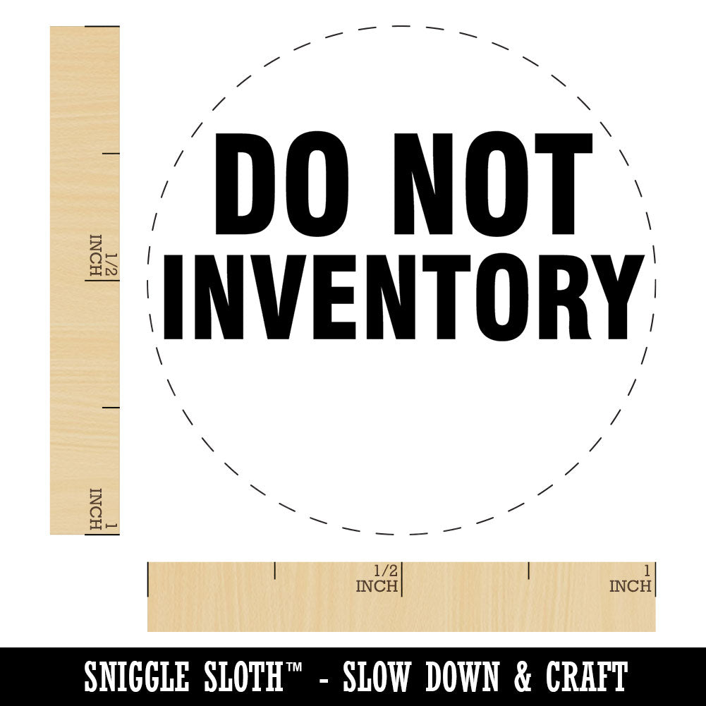 Do Not Inventory Management Manufacturing Label Self-Inking Rubber ...