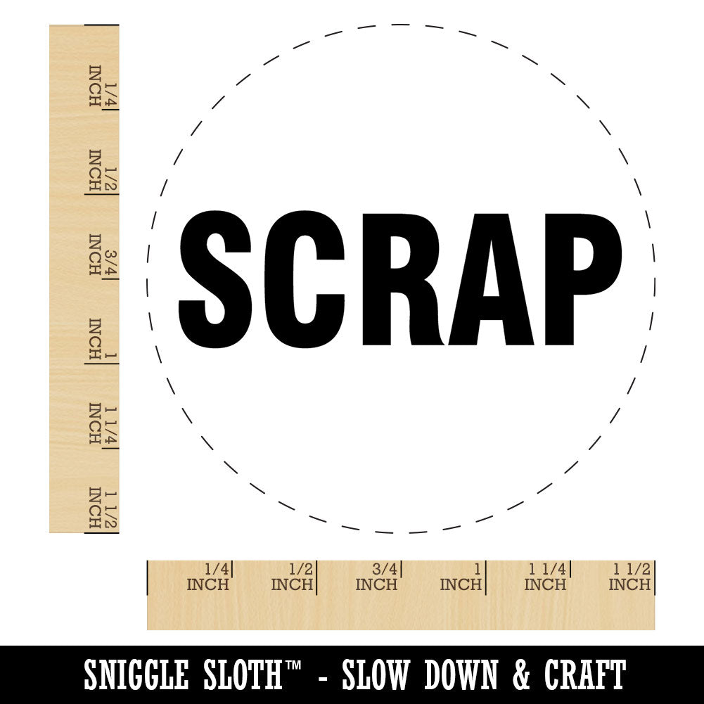Scrap Production Inventory Management Manufacturing Label Self-Inking ...