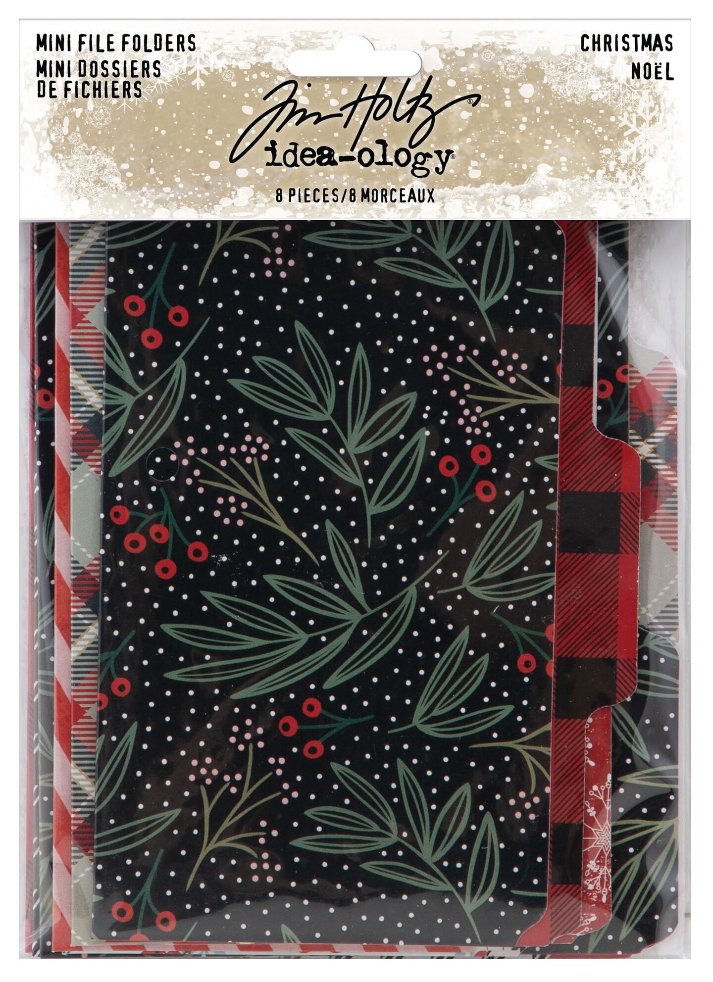 Tim Holtz Idea-Ology Christmas Mini File Folders | Michaels