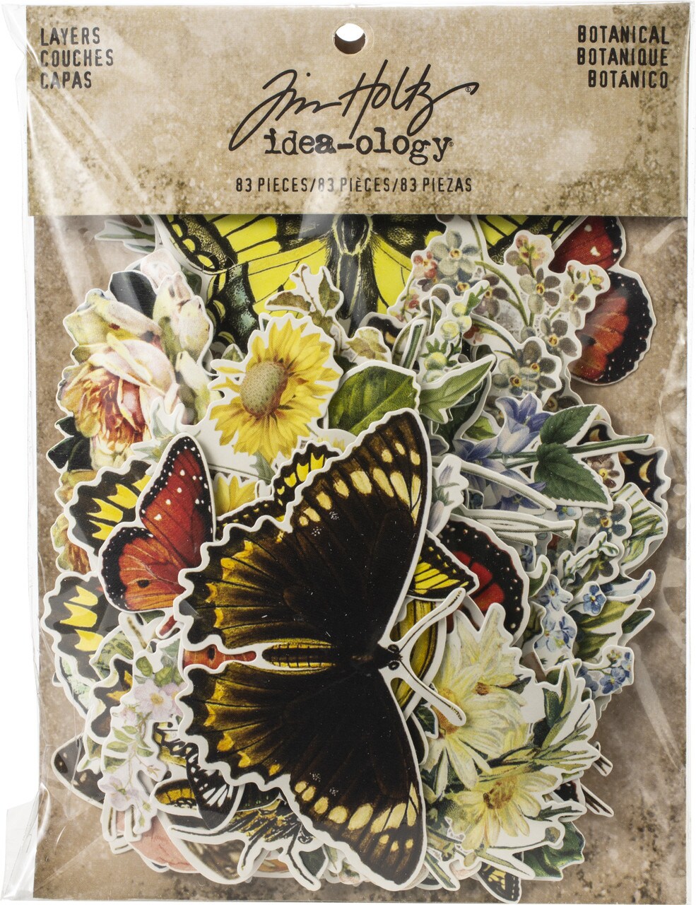 Tim Holtz Idea-Ology Botanical Layers Ephemera Pieces | Michaels