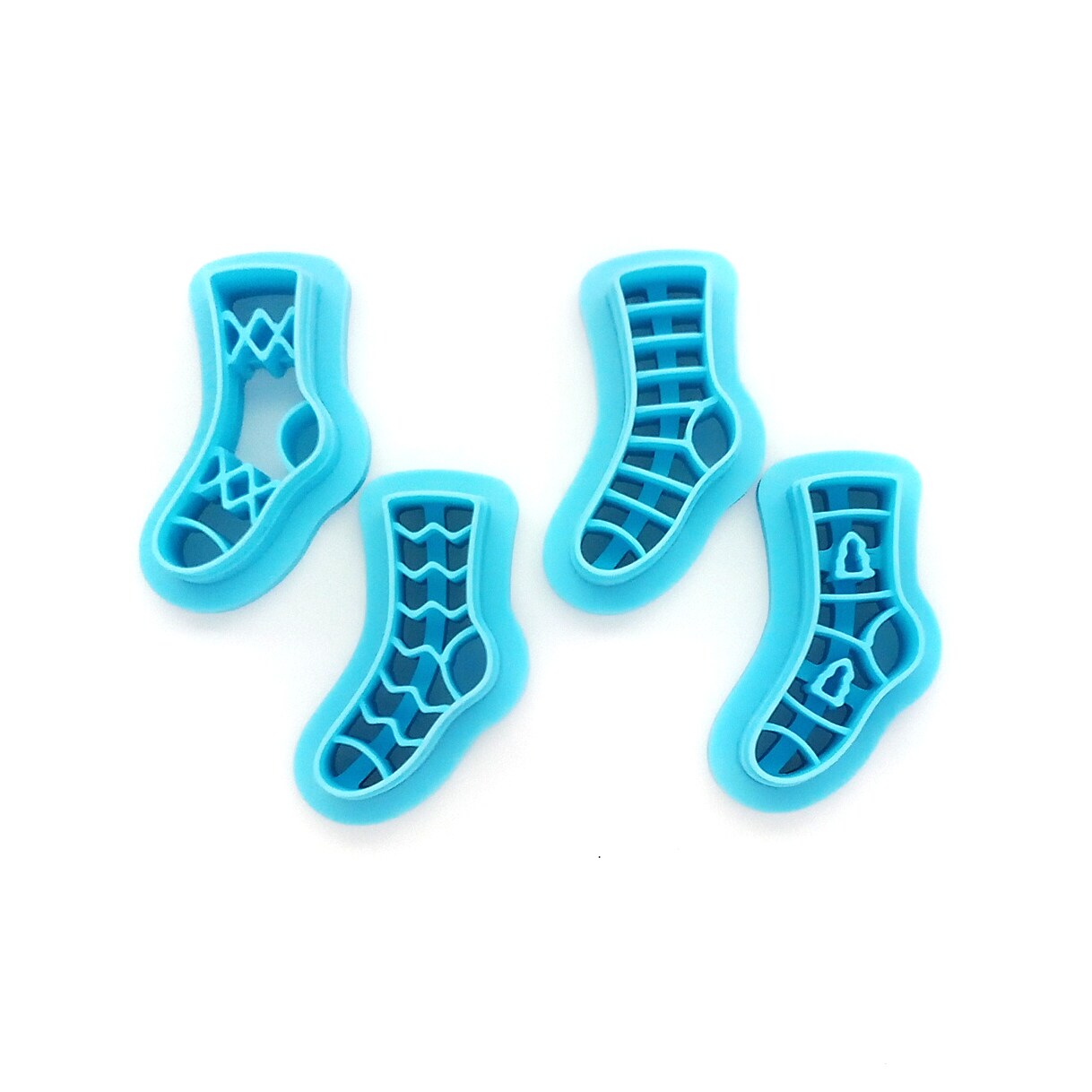Old-Fashioned Stocking Clay Cutters, 4 Sock Patterns, Adorabilities ...