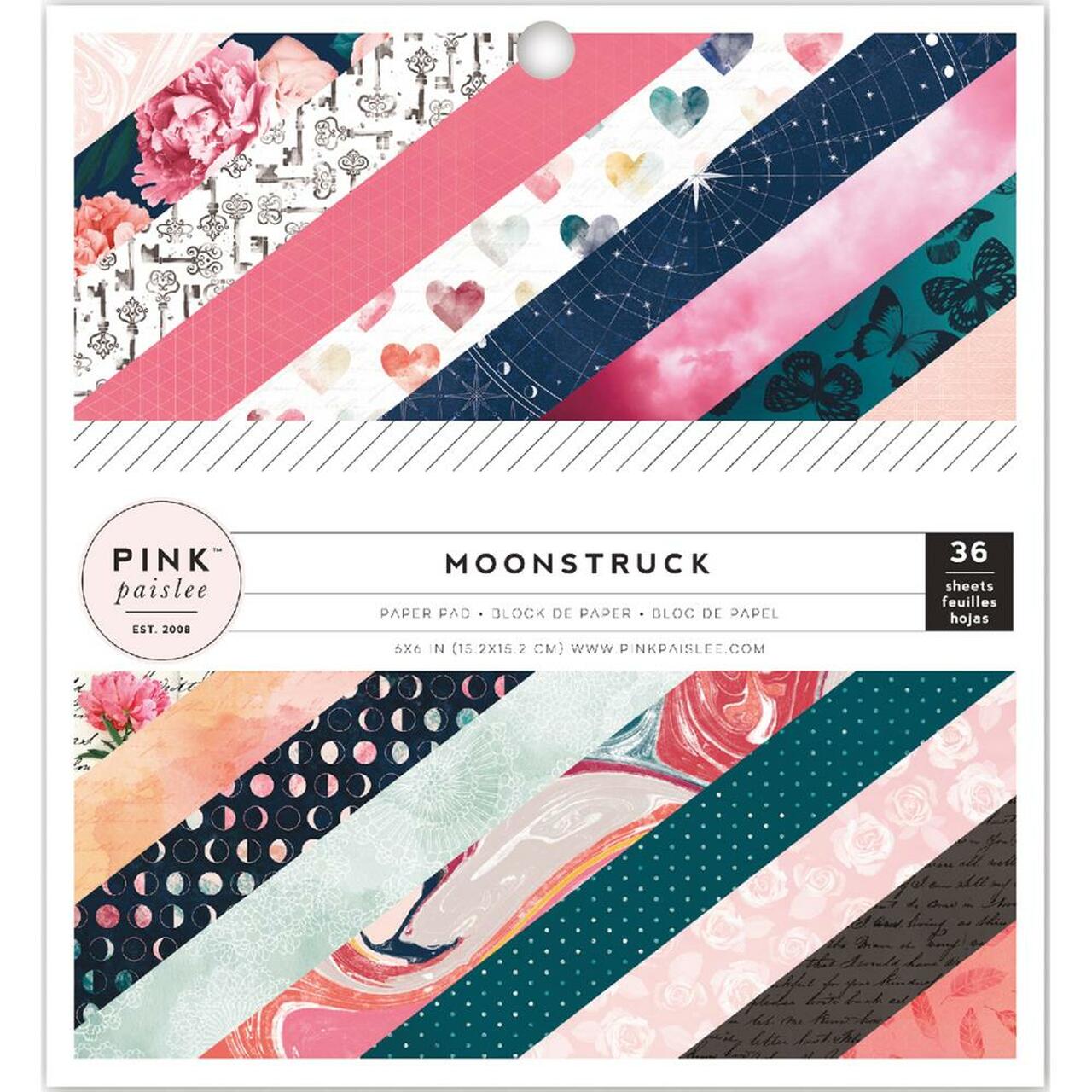 Pink Paislee Moonstruck 6x6 Paper Pad | Michaels