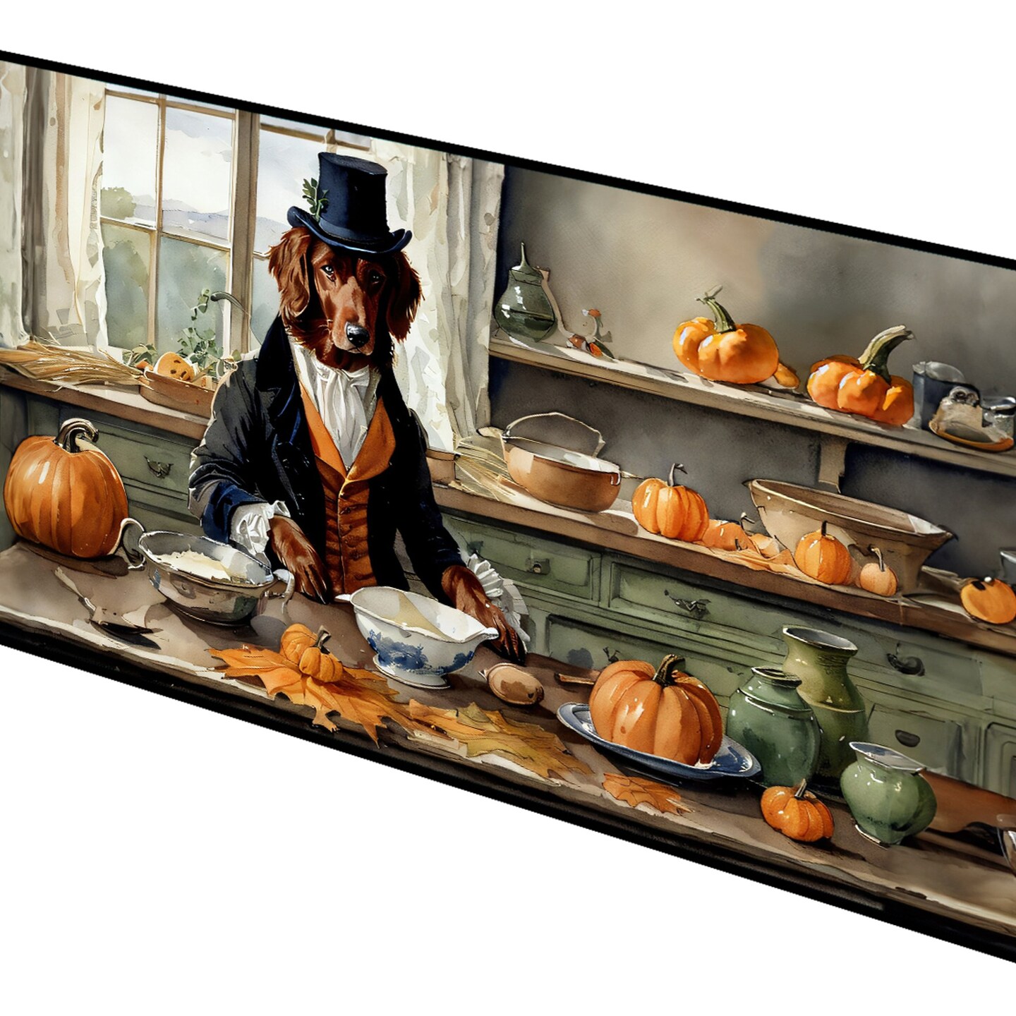 Edge Collections - 28" x 58" - Multicolor - Pumpkin Pie Artistic Mat ...