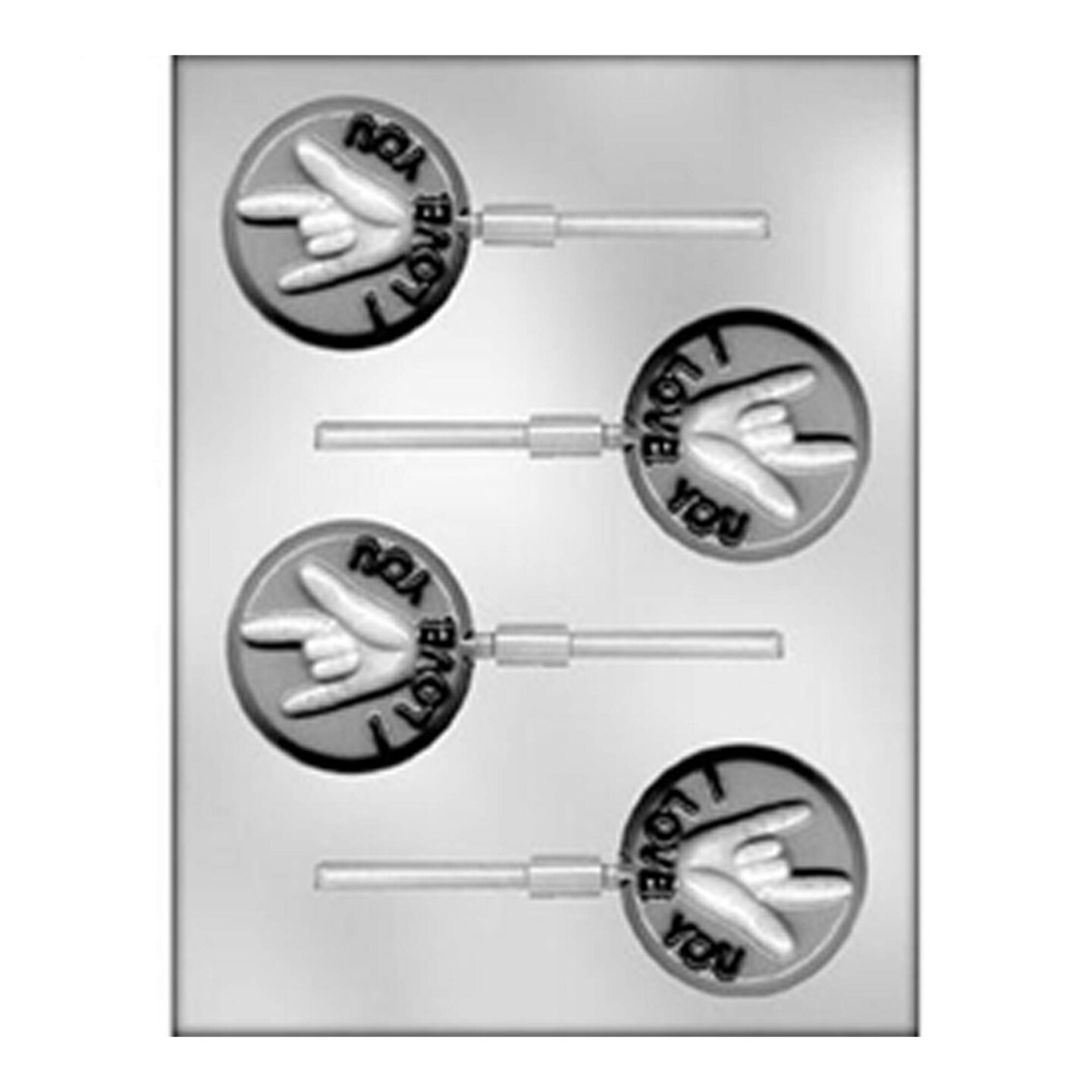 Sign Language Sucker Chocolate Mold for Unique Treats | Michaels