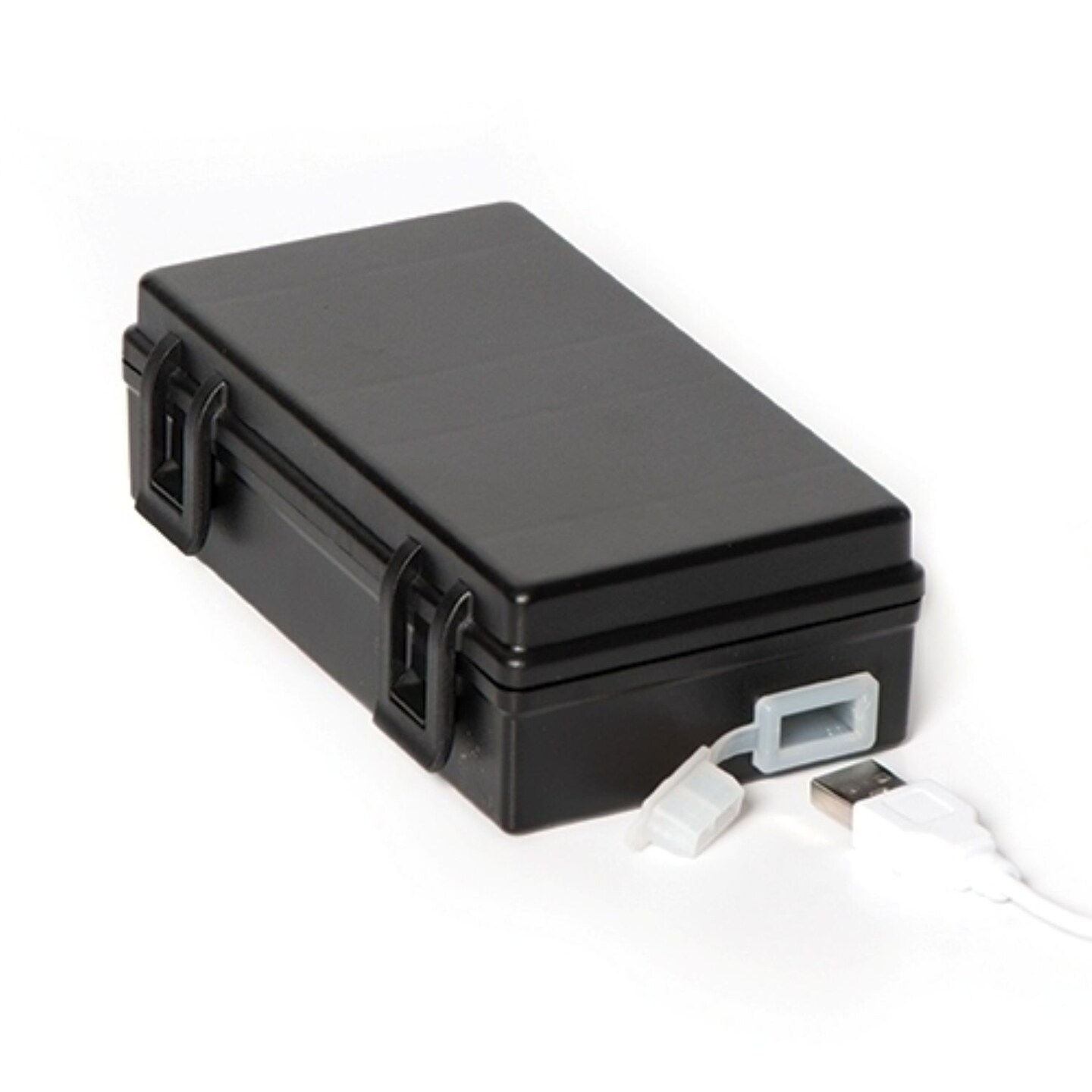 Roman Black Rectangular USB "D" Battery Box for LED Lights - 6" x 3 ...