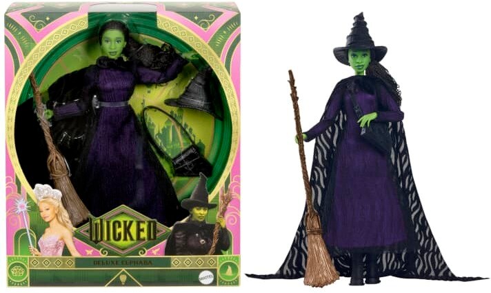 Mattel Collectible - Universal Pictures Wicked Deluxe Elphaba Fashion ...
