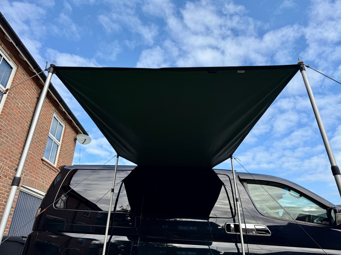 Custom waterproof awning specially designed for micro campers, 1m rail ...