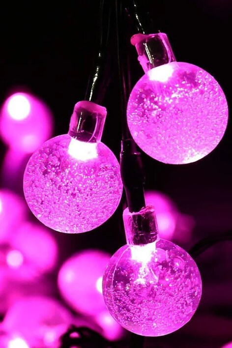 Solar Bubble String Lights with 60 LEDs for Outdoor Charm | Michaels