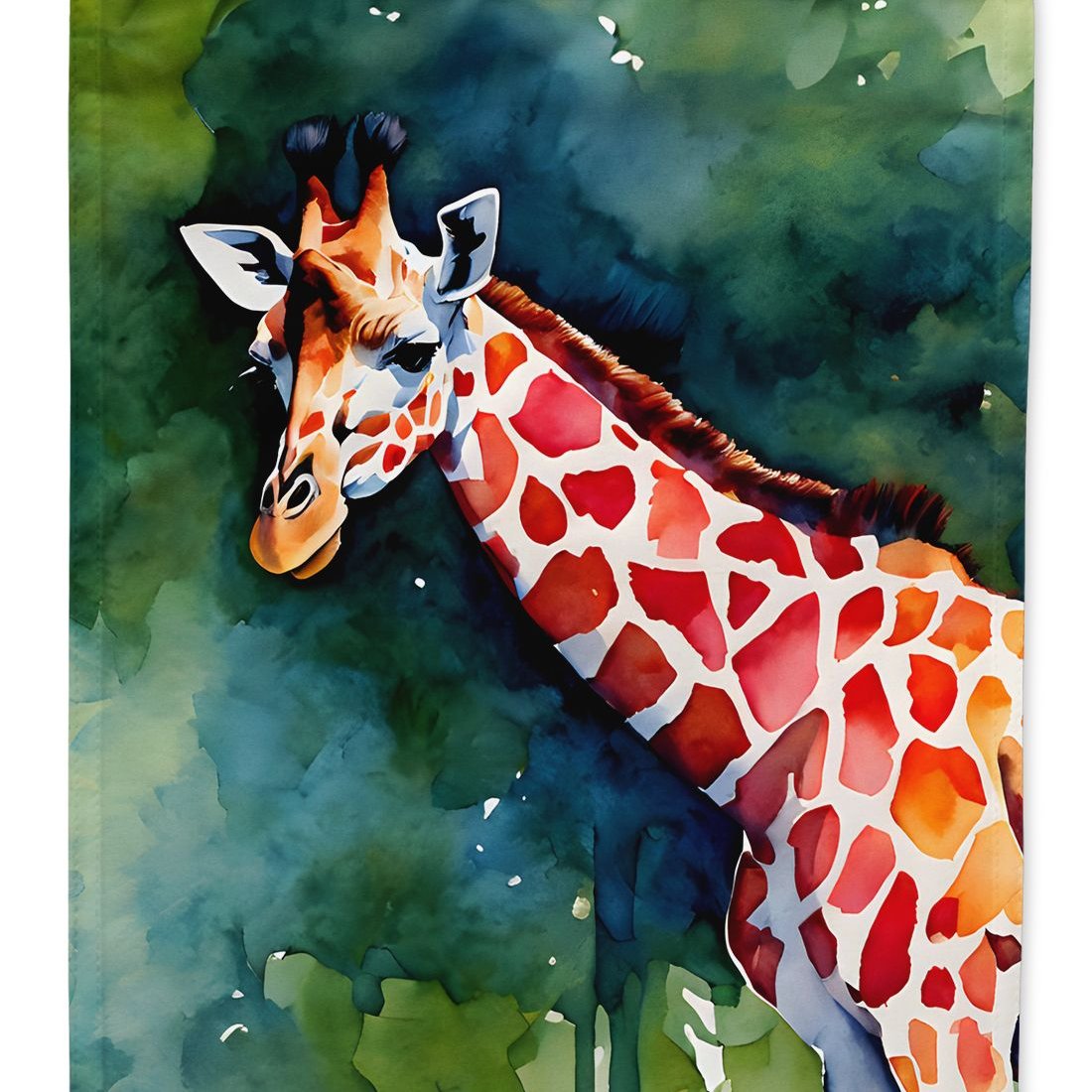 Edge Collections - 28" X 40" - Multicolor - Giraffe Large Porch ...
