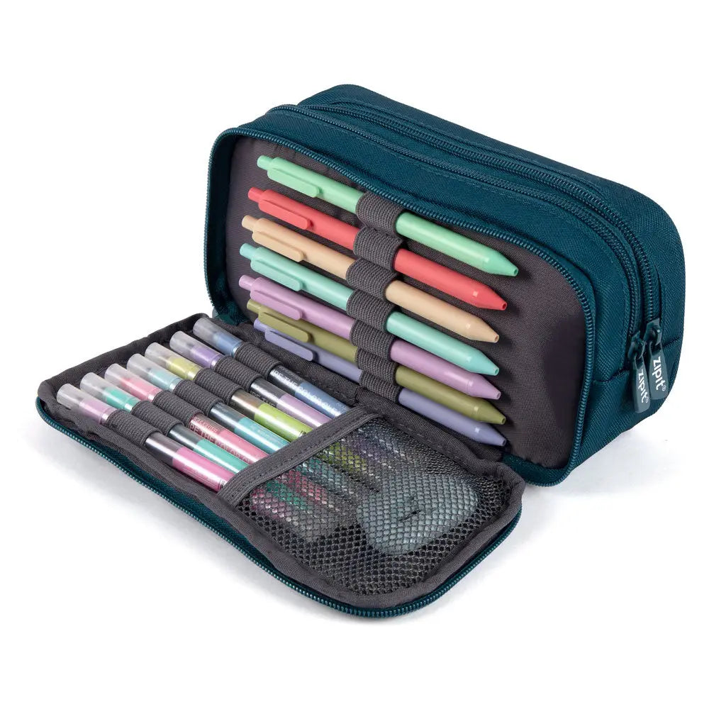 Half & Half Pencil and Art Supplies Case - Teal | Michaels