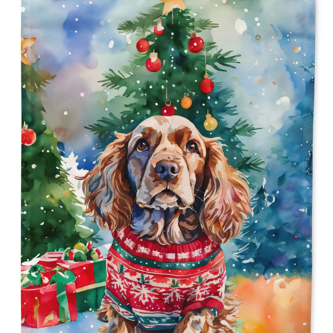 Edge Collections - 28" X 40" - Multicolor - English Cocker Spaniel ...