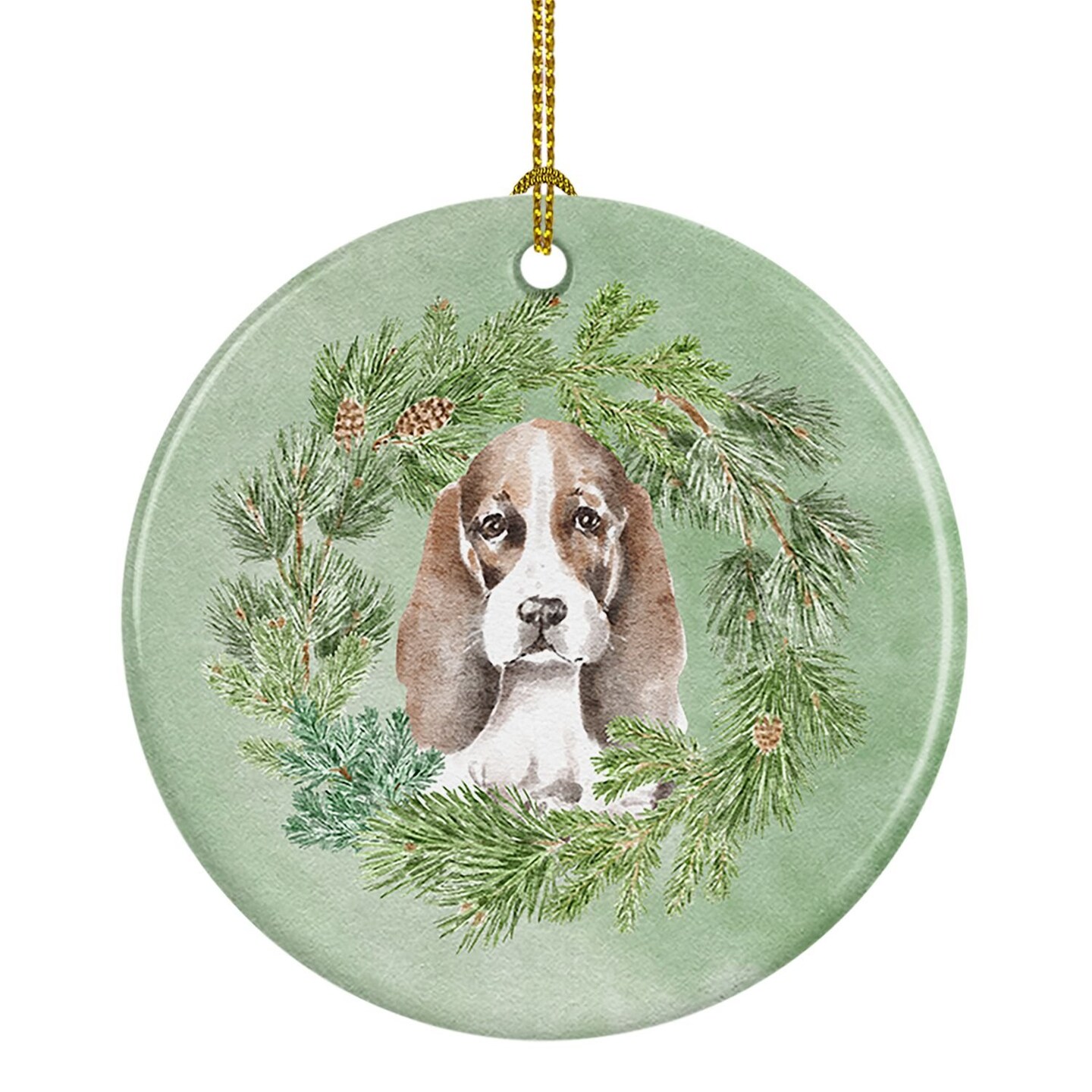 Edge Collections - 2.80" X 0.15" - Brown - Basset Hound Puppy and ...