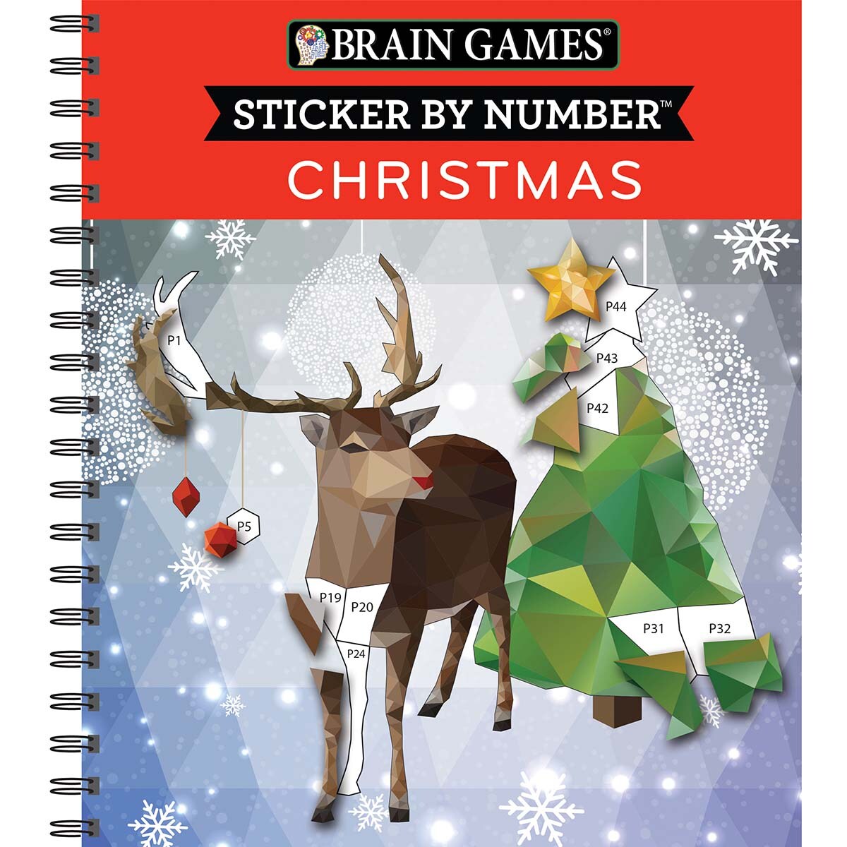 Brain Tree Christmas Sticker By Number | Michaels