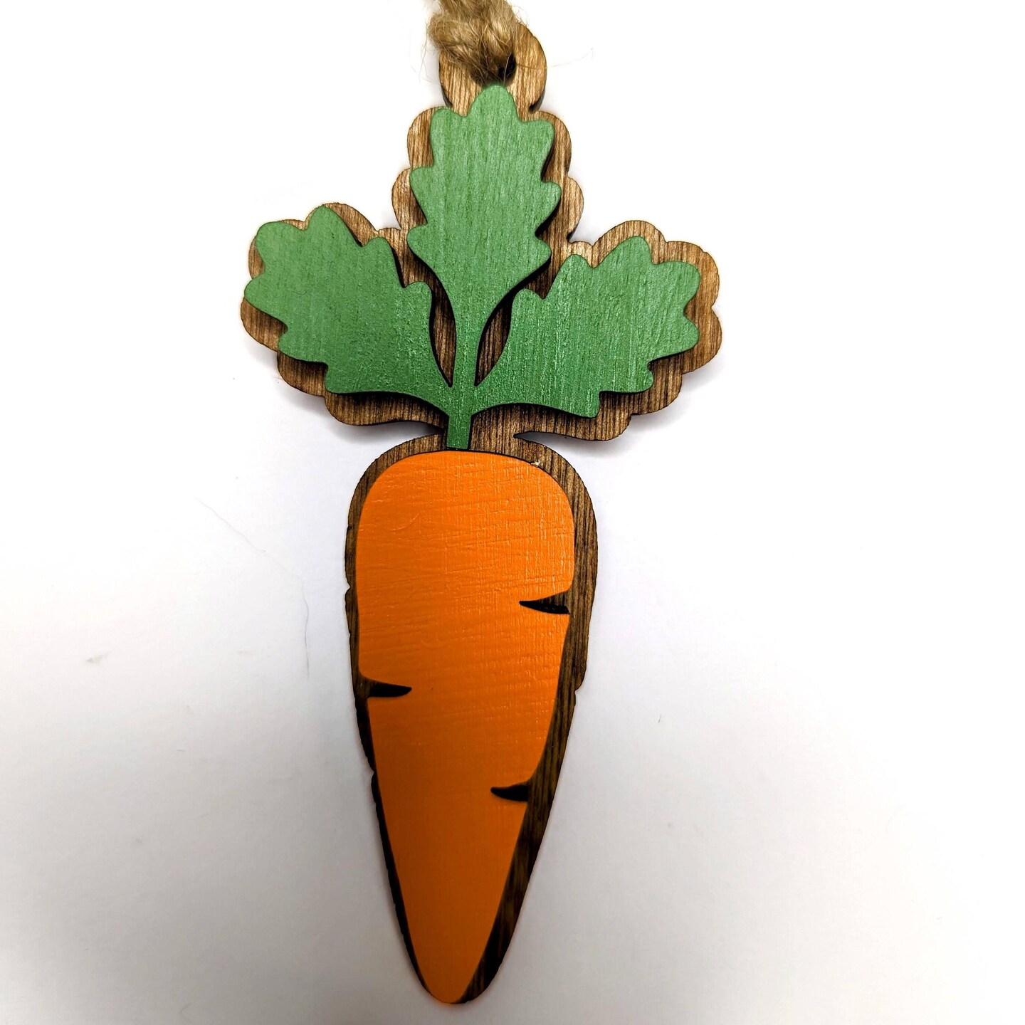 Carrot Ornament, Orange and green, Personalize the carrot with name and ...