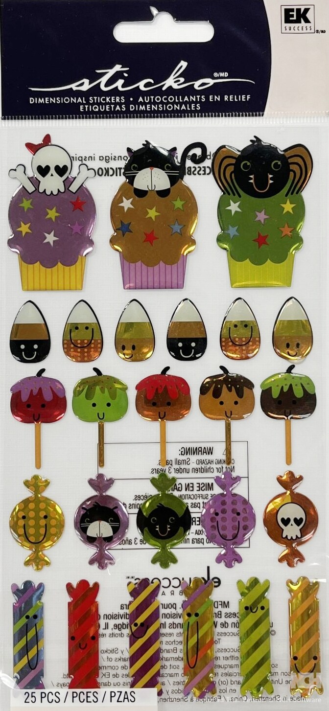 Sticko Got Candy Dimensional Epoxy Stickers | Michaels