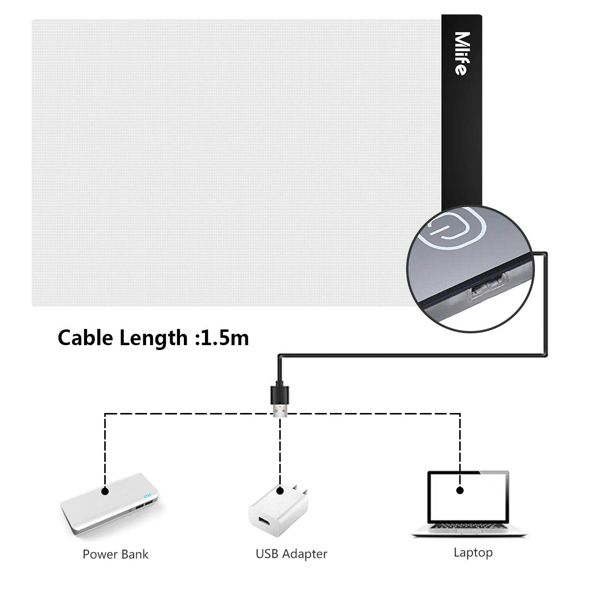 A4 LED Light Pad - Diamond Art Light Box Tracing Light Board with 3 ...