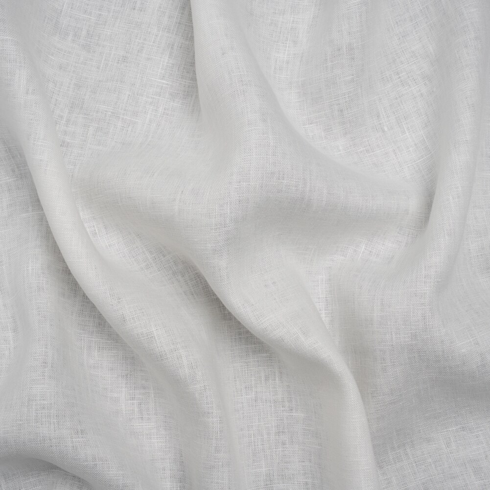 1 Yard Famous Australian Designer Marshmallow Plain Textured Linen ...