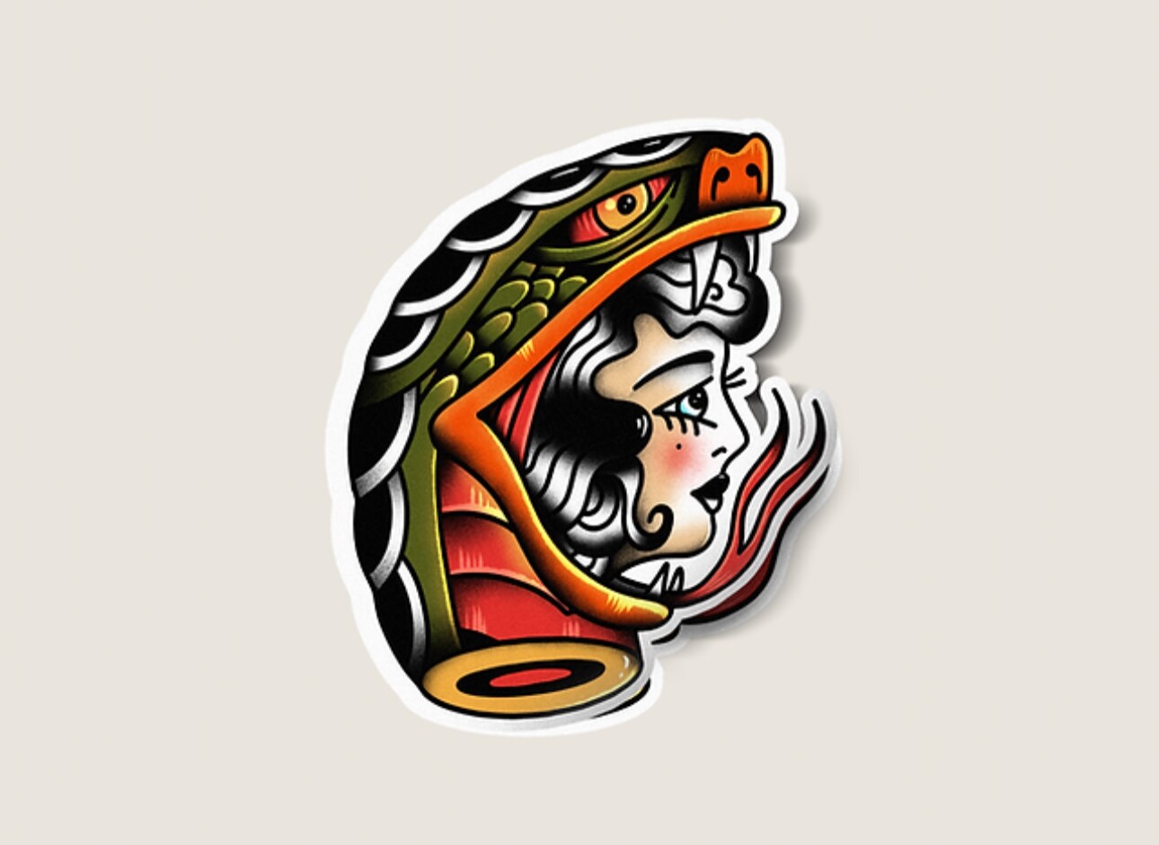 Lady Snake Sticker | MakerPlace by Michaels