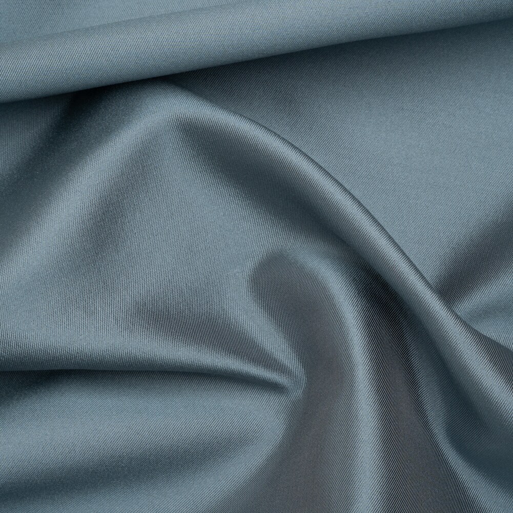 1 Yard Blue Shadow Silk Wool Twill Premium Collection Soft 59 inch ...