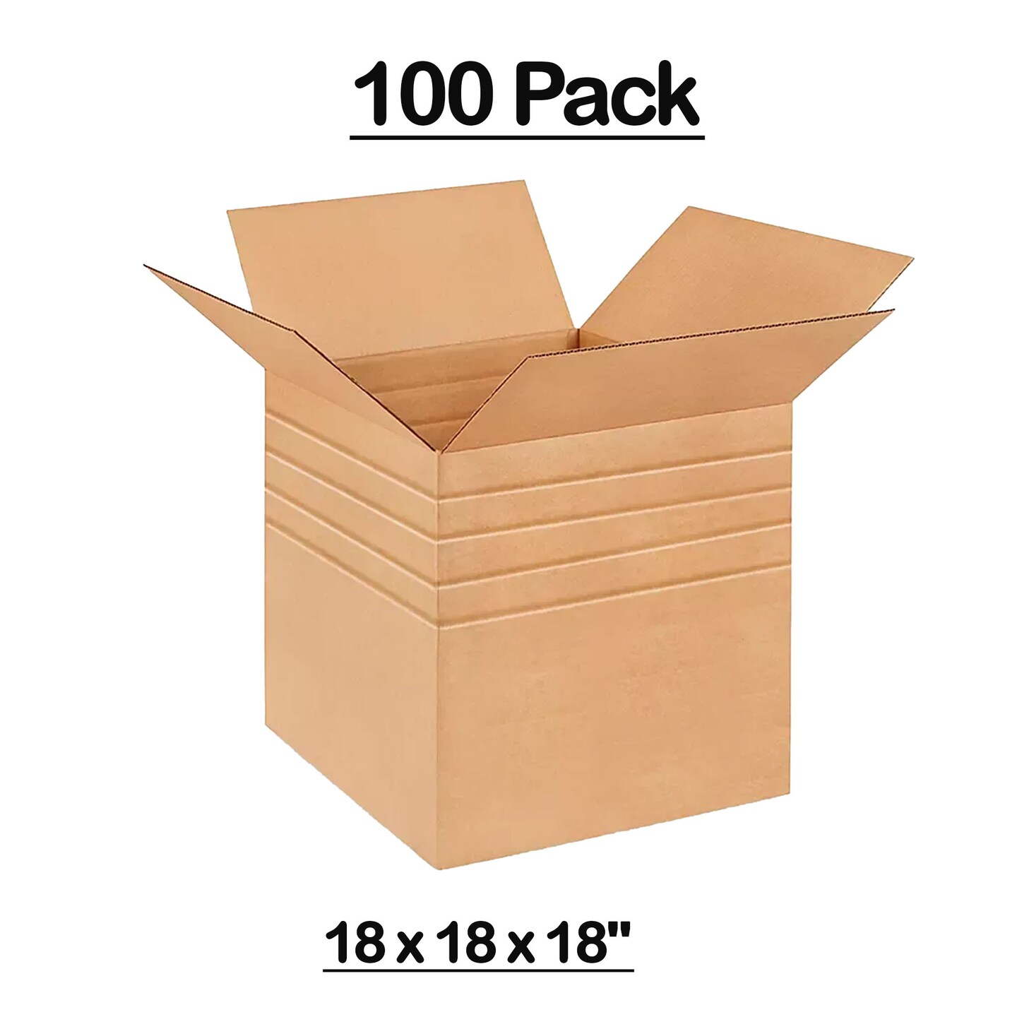 100 Pack Heavy Duty Multi Depth Corrugated Cartons for Moving and ...