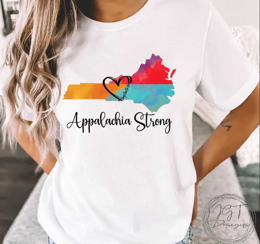 Appalachia Strong - Hurricane Helene Disaster Relief T Shirt ...