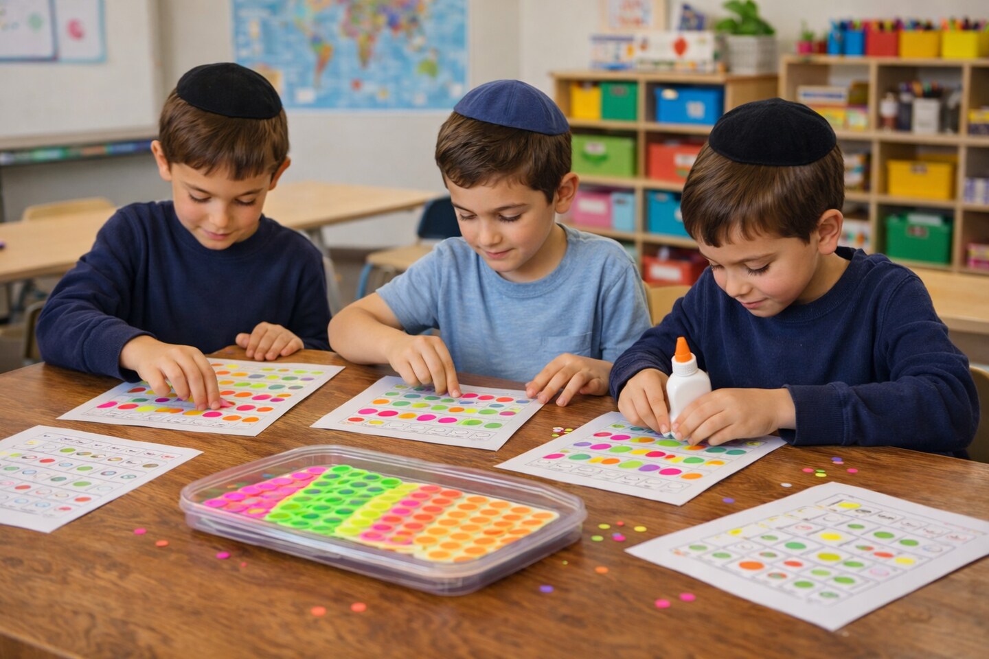 Colored Dot Stickers – 1" Round Adhesive Labels, 768 Pack for Crafts ...