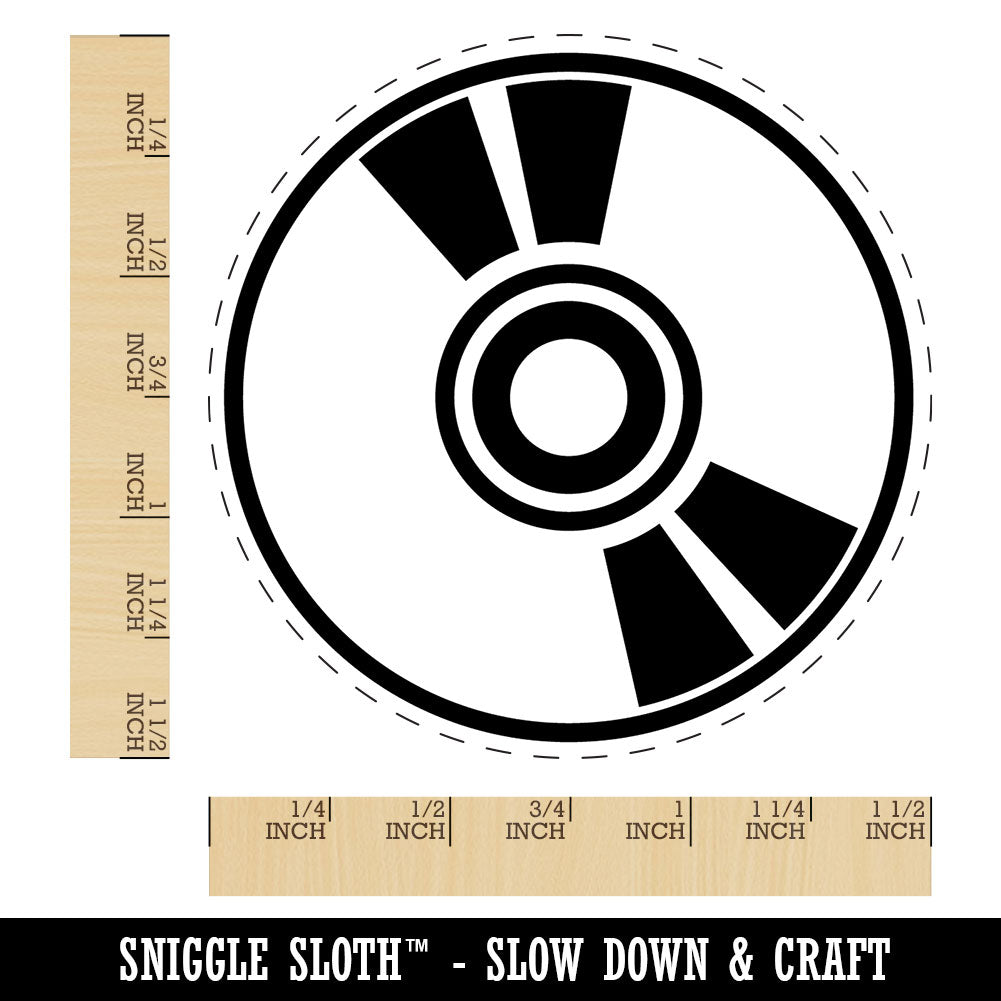 CD ROM Compact Disk DVD Self-Inking Rubber Stamp Crafting Planners ...