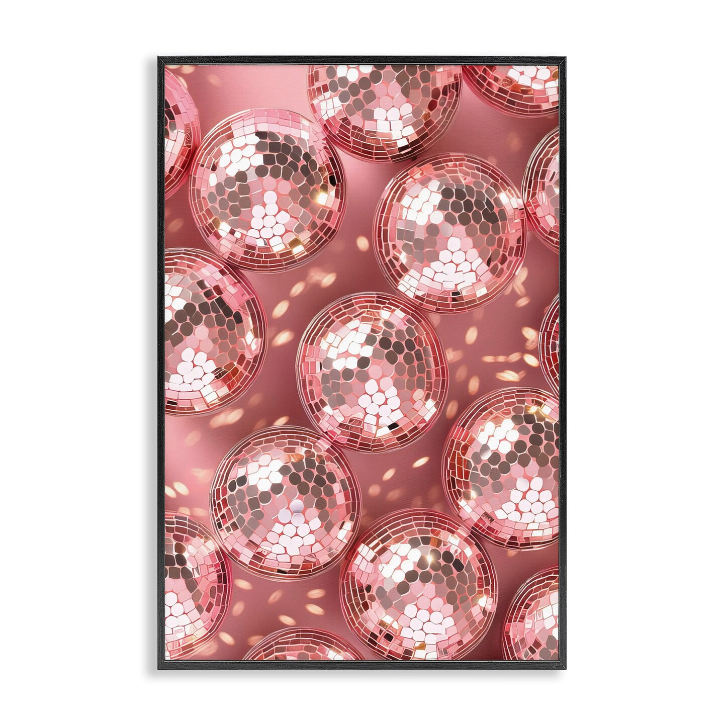Stupell Industries Disco Ball Shimmer Pattern Framed Giclee Design by LSR Design Studio | Michaels
