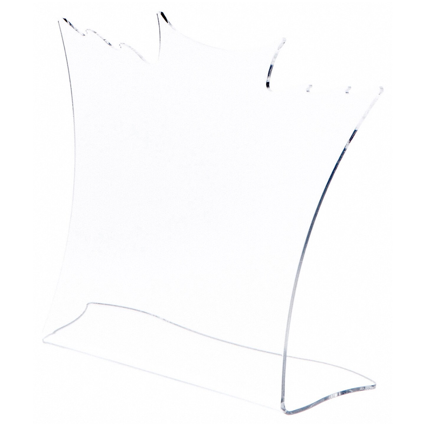 Plymor Clear Acrylic Winged Necklace Display Stand, 8.5" W x 3" D x 7. ...