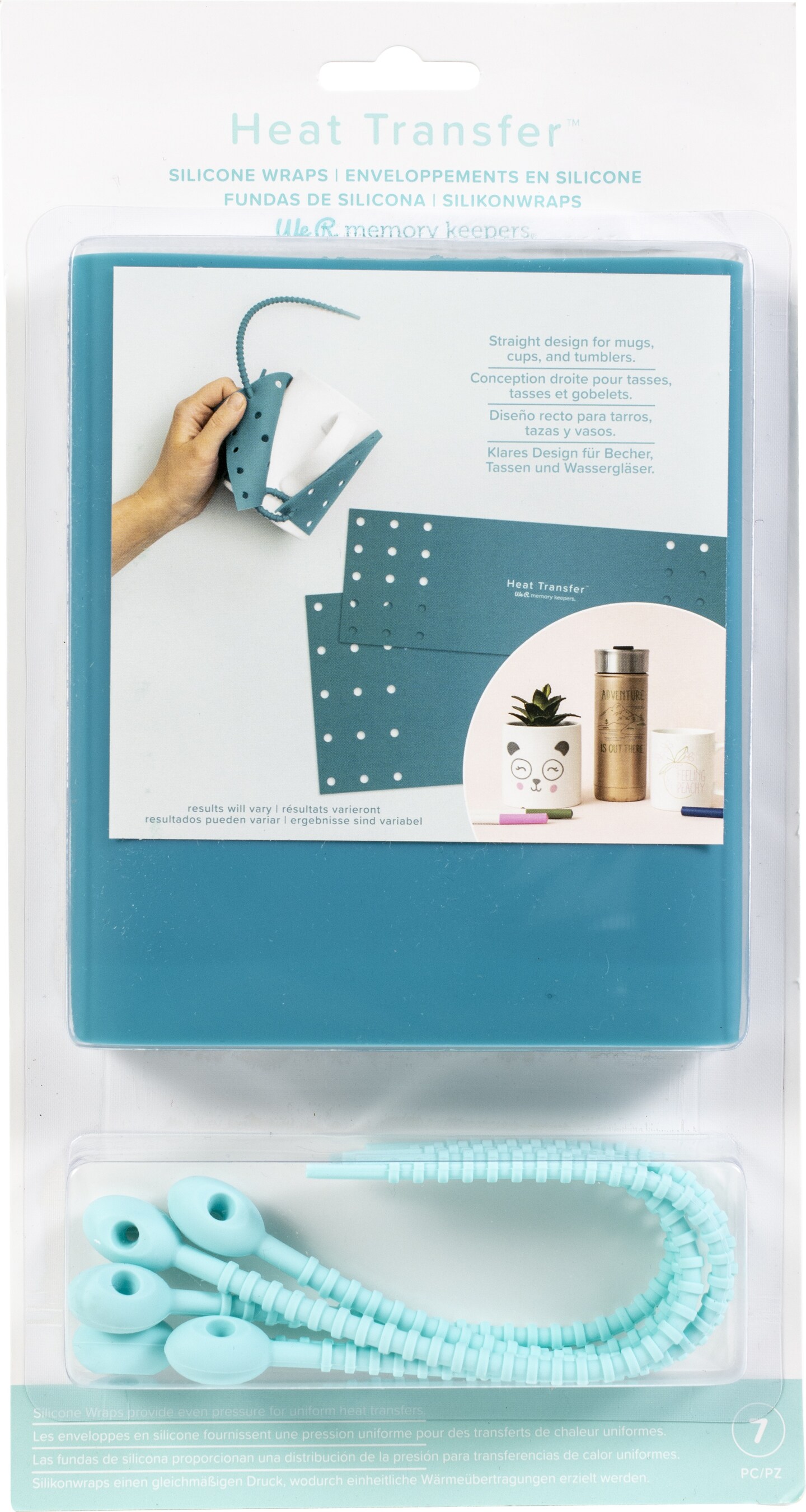 We R Heat Transfer Silicone Wraps & Ties-Straight, Count: 1 | Michaels