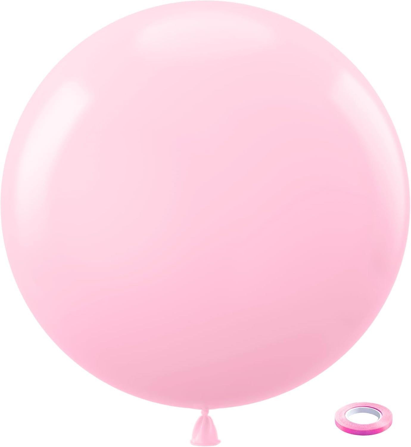 Pastel Pink Balloons 36 Inch - 8 Pack Large Thick Pink Balloons Big ...