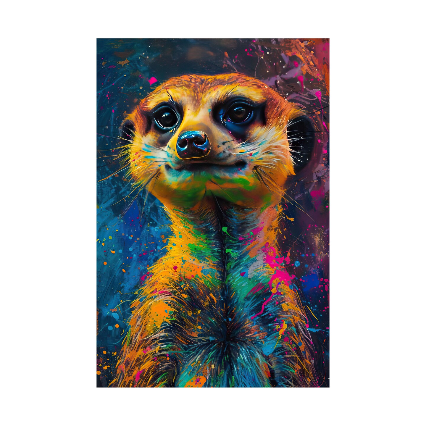 Meerkat Poster, Animal Print, Office Poster, Home Decor | S2 ...