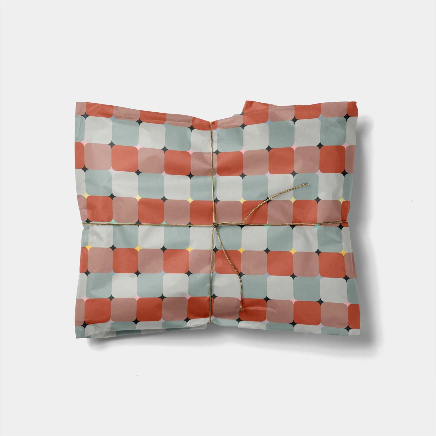 Squircle Checkerboard Gift Wrap, Size: 28x40" Sheet (Satin) | Michaels