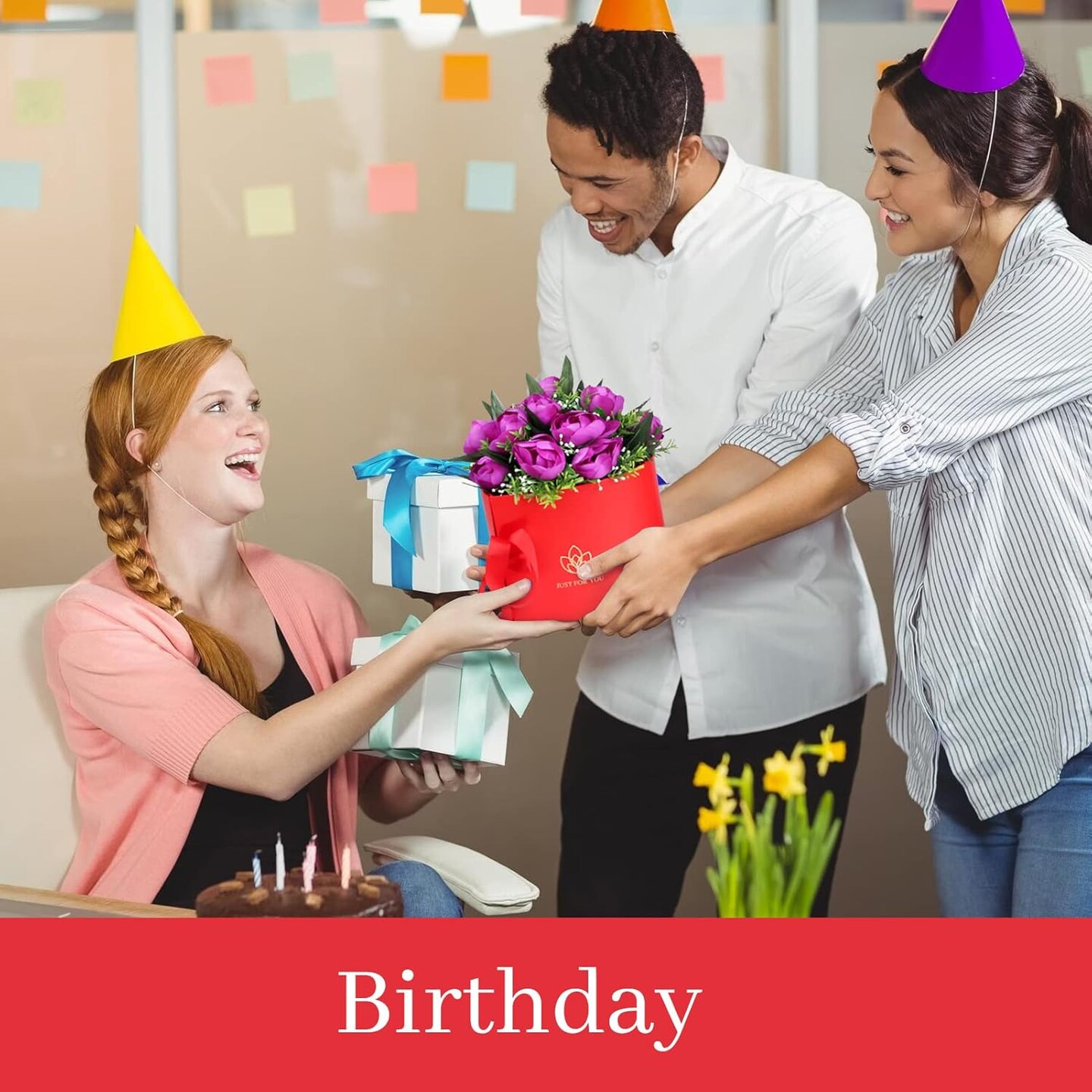 Heart Shaped Flower Box, Floral Gift Box, With Clear Lid Double Layers ...