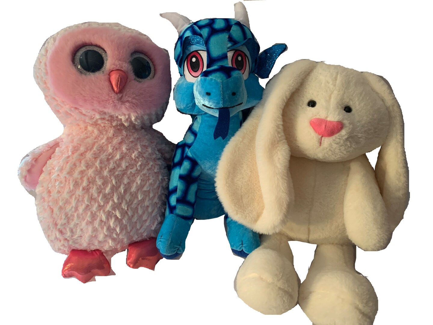Weighted Stuffed Animal, Dragon, owl or bunny with 6 lbs, weighted ...