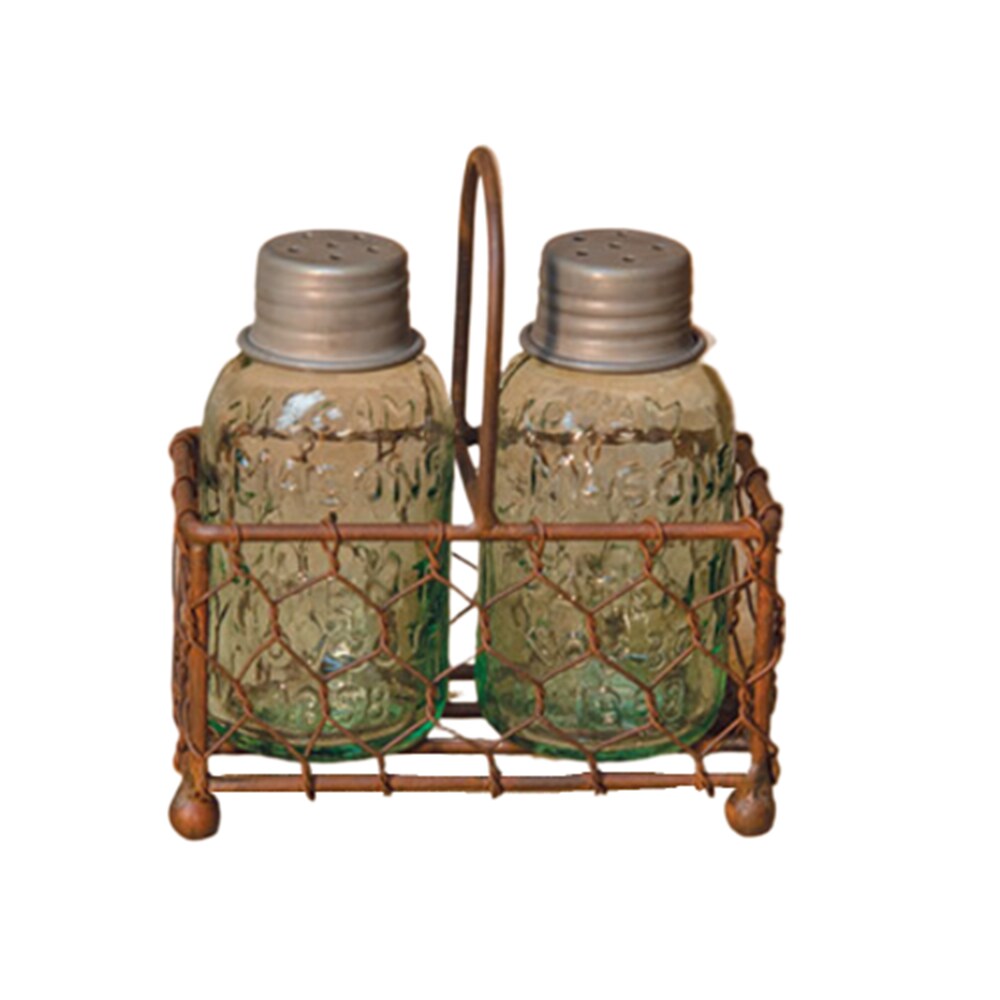 Chicken Wire Caddy With Shakers | Michaels