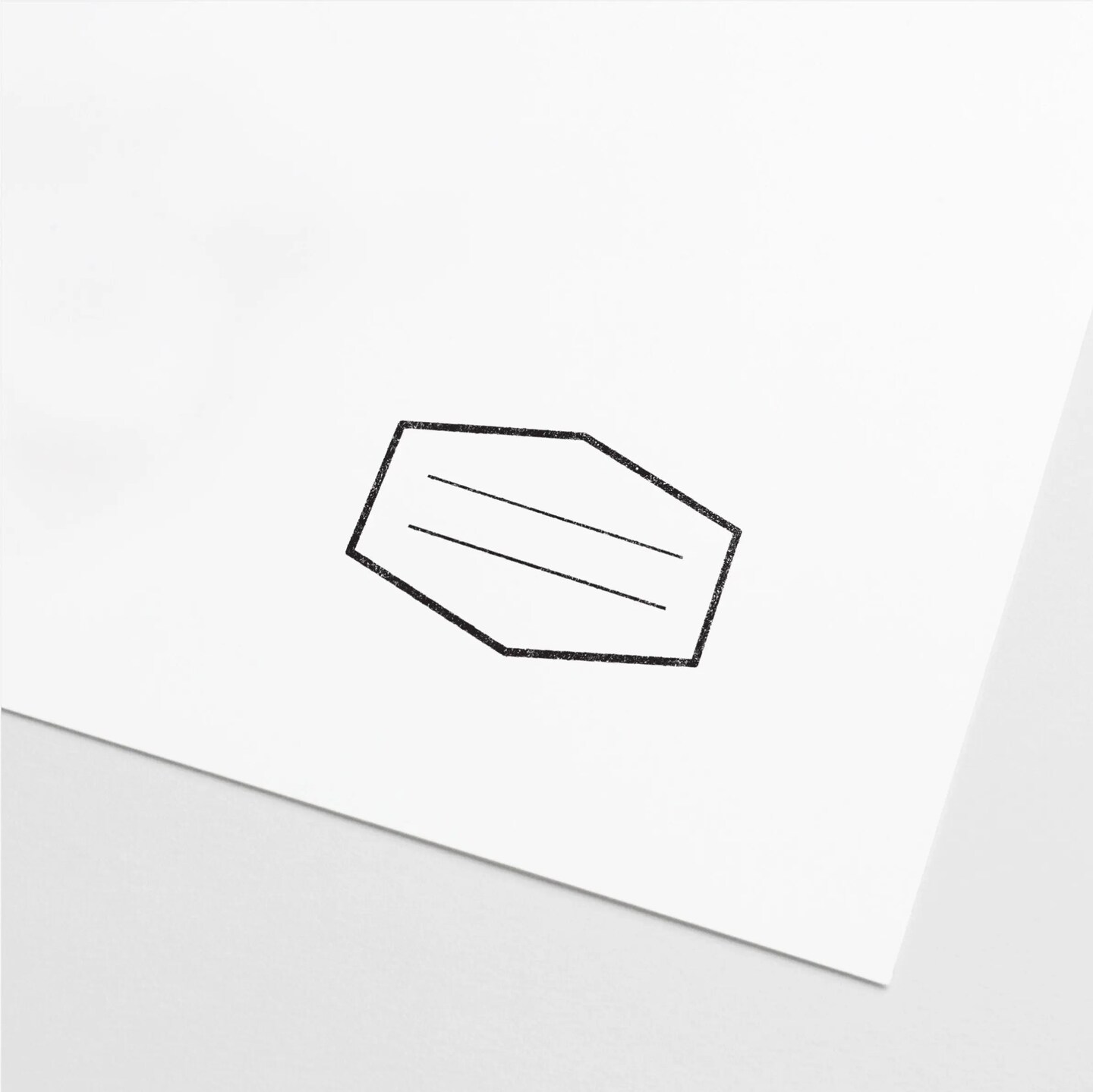 Polygon Badge Stamp, Blank Stamp, | Michaels