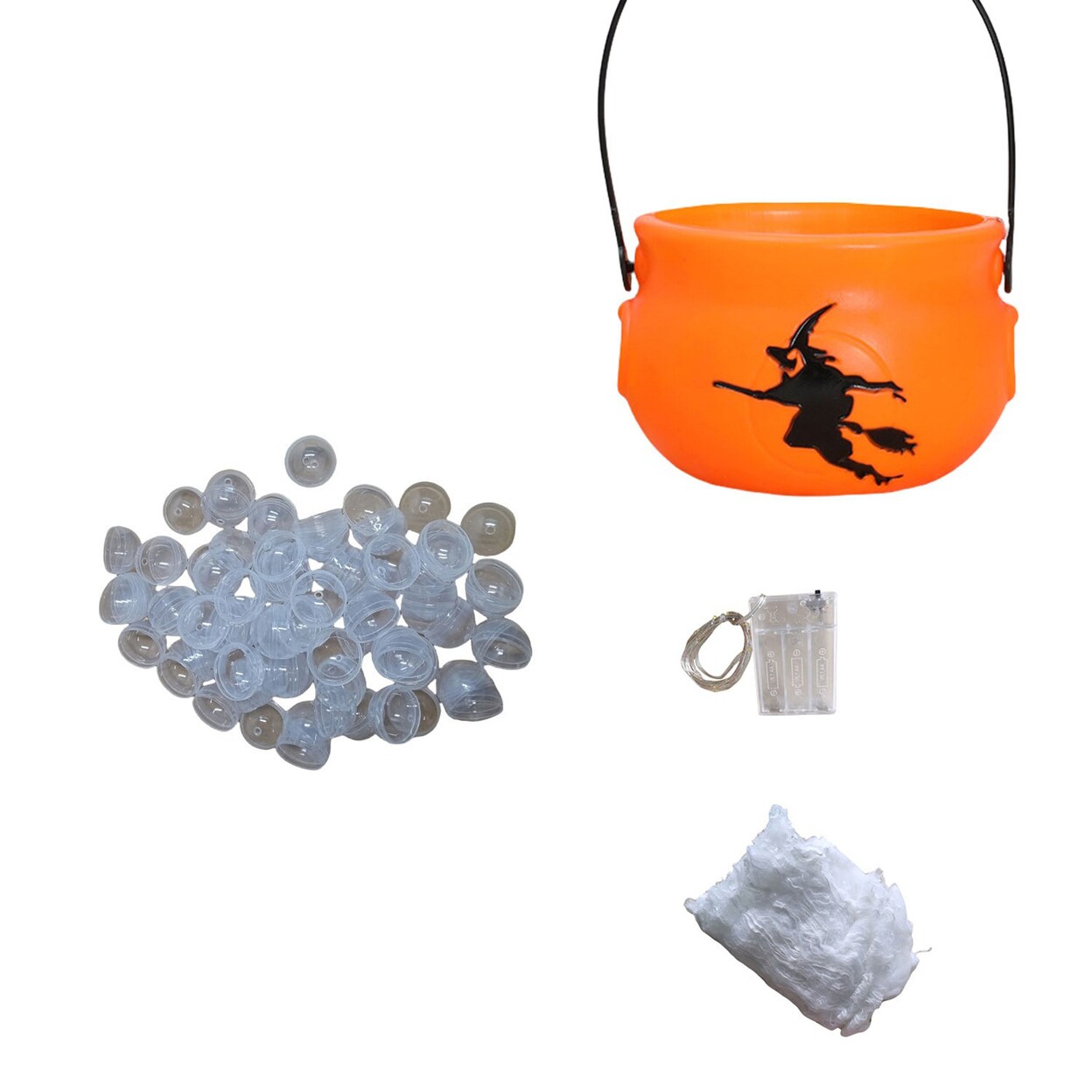 Halloween Witch Cauldron Diy Glowing Bubbling Cauldron Set Halloween ...