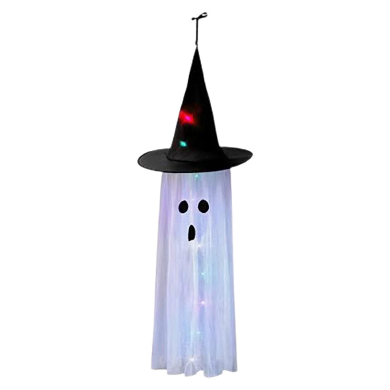 Halloween Ghost Pendant Hanging Ghost Windsocks With Led Lights Witch ...