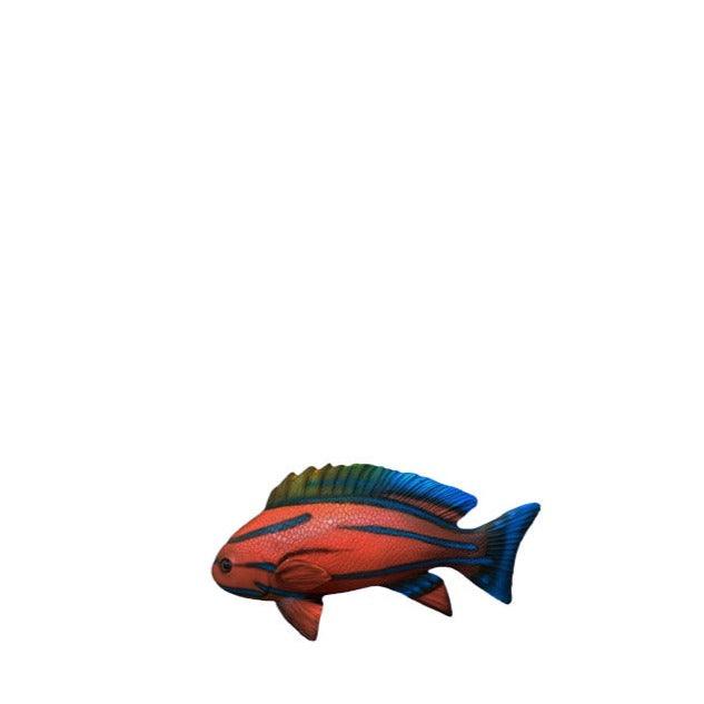 Red Striped Fish Statue | Michaels