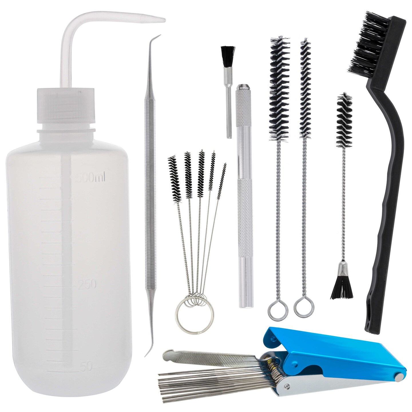 25 Piece Professional Airbrush and Spray Gun Cleaning Kit with 16oz ...