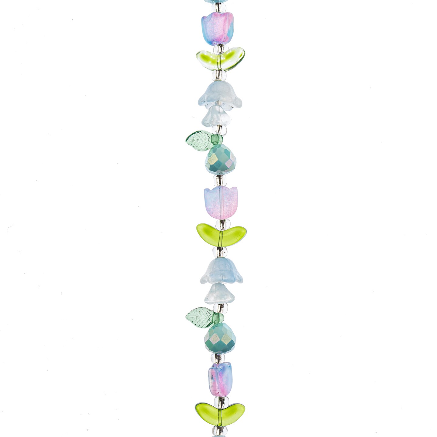 Crystal Lane DIY Glass Spring Garden 7in Mix Bead Strand, Model: Pear ...