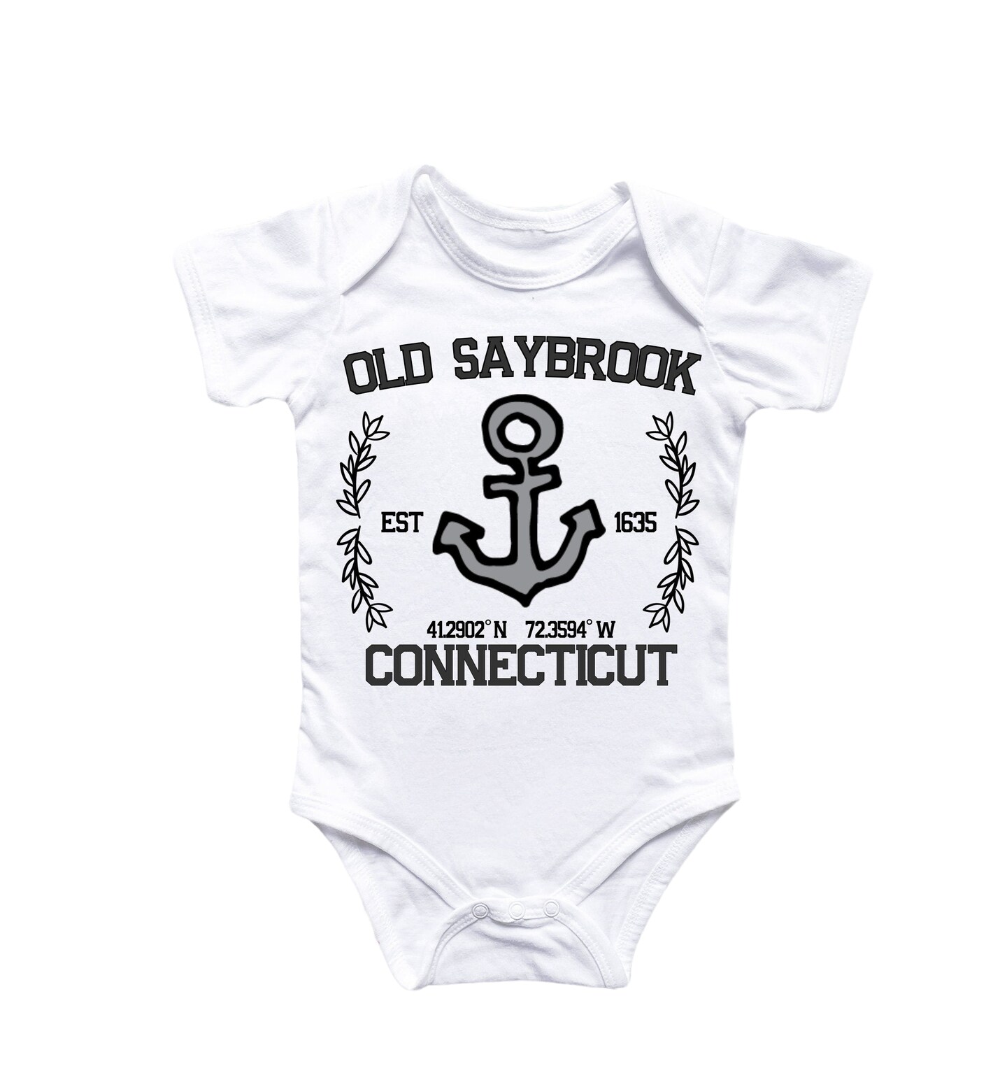 Old Saybrook Connecticut - Baby Boy Girl Clothes Infant Onesie® Funny ...