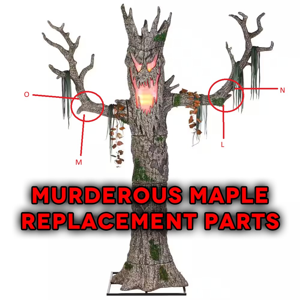 9 Foot Murderous Maple Replacement Arm Connectors | Home Depot ...