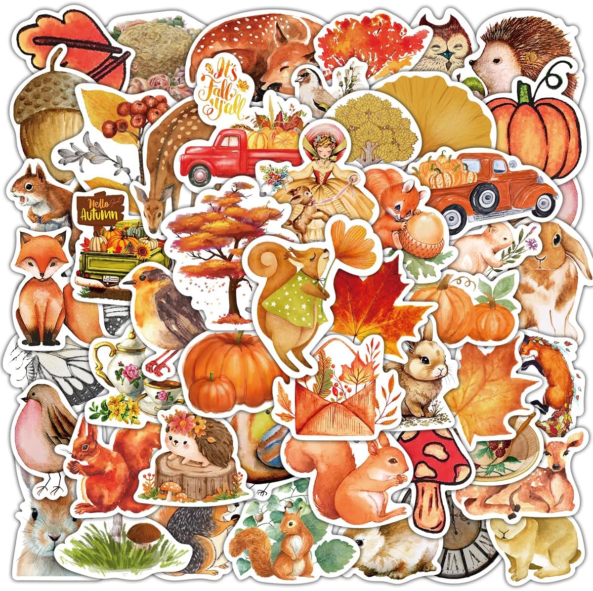 50 PCS Thanksgiving Fall Stickers | Michaels