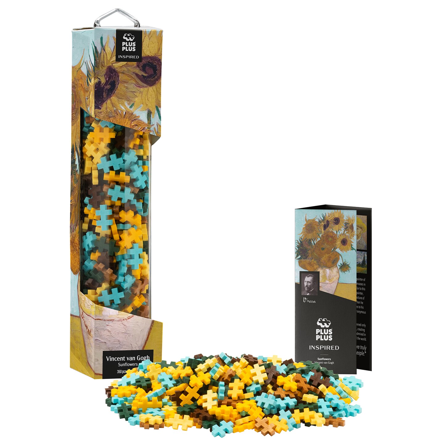 Plus-Plus: Inspired - Van Gogh, Sunflowers - 350 Pieces - Open-Ended ...